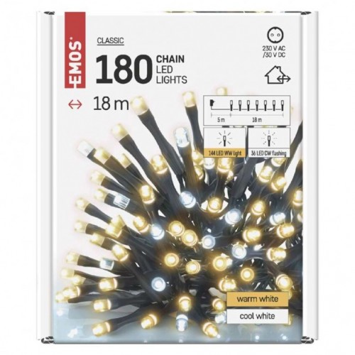 Emos LED lanac koji treperi 18m MTG-D4AN03