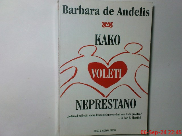 BARBARA DE ANDJELIS - KAKO VOLETI NEPRESTANO