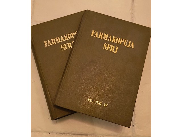 Farmakopeja SFRJ 1 i 2