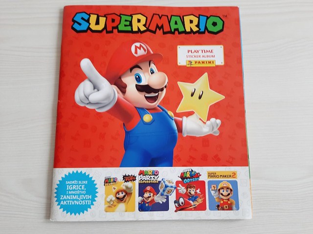 SUPER MARIO Panini album sa sličicama