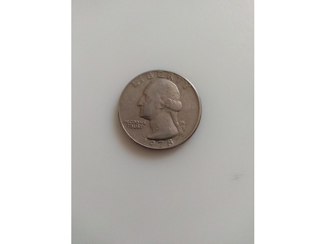 Quarter dollar USA  1975.