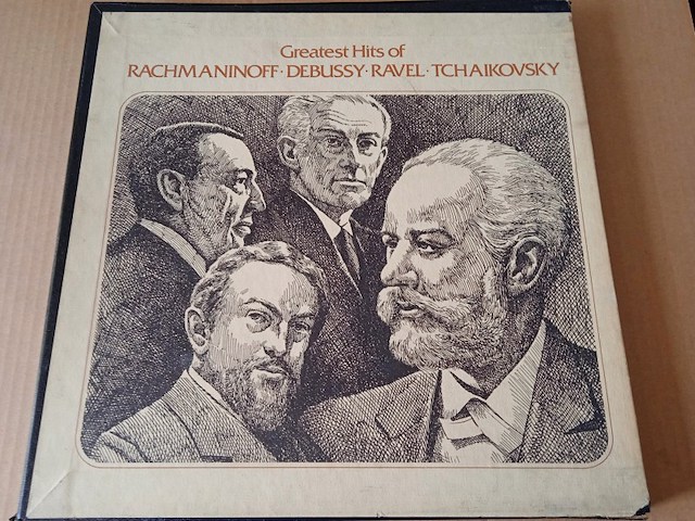 Rachmaninoff Debussy Ravel Tchaikovsky-Greatest 4LP