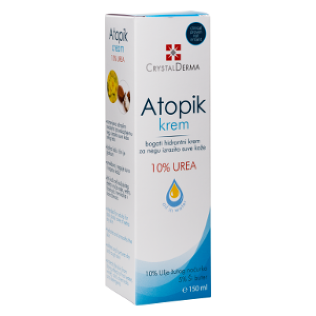 CRYSTAL DERMA ATOPIK KREM 10% UREE 150ML