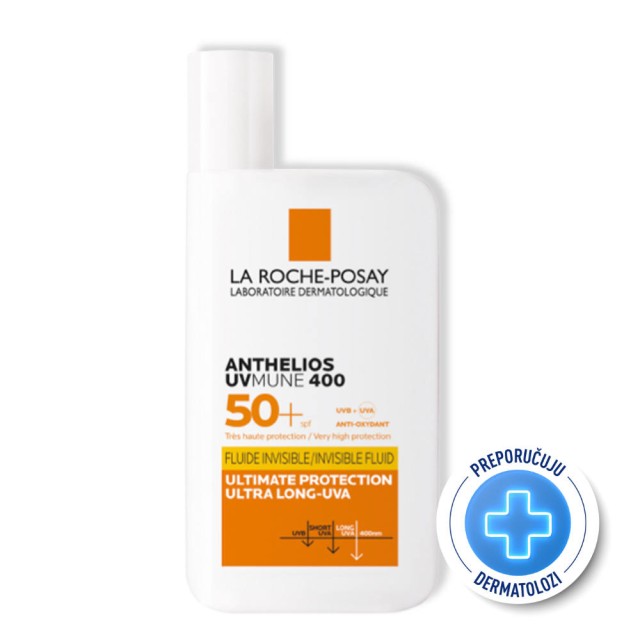 LA ROCHE-POSAY ANTHELIOS UVMUNE 400 INVISIBLE FLUID SPF50+ 50ML