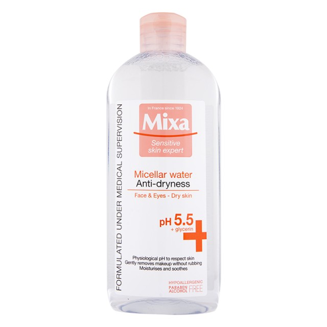 MIXA MICELARNA VODA PROTIV ISUŠIVANJA KOŽE 400ML