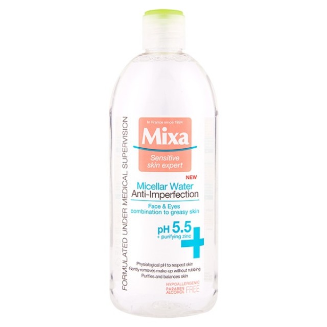 MIXA MICELARNA VODA PROTIV NESAVRŠENOSTI 400ML