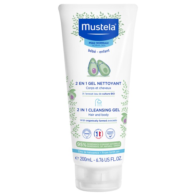 MUSTELA 2 U 1 ŠAMPON ZA KOSU I TELO 200ML