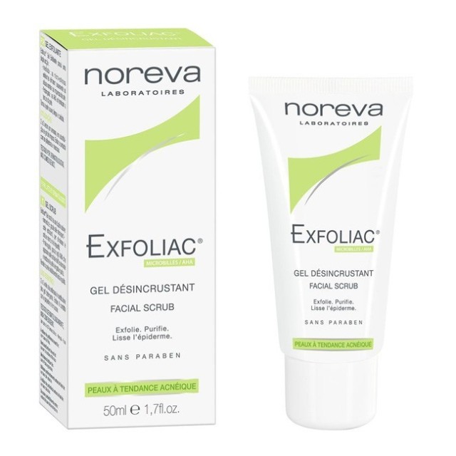 NOREVA EXFOLIAC PILING GEL ZA MASNU KOŽU 50ML