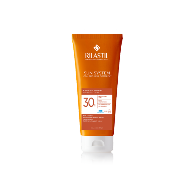 RILASTIL SUN SYSTEM VELVET LOSION SPF30 200ML 9599