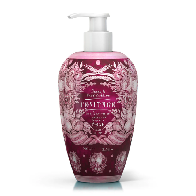 RUDY MAIOLICHE BATH & SHOWER GEL 700ML POSITANO ROSE