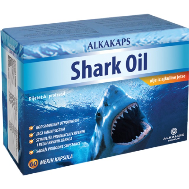 ALKAKAPS AJKULINO ULJE (SHARK OIL) KAPSULE 500MG A30