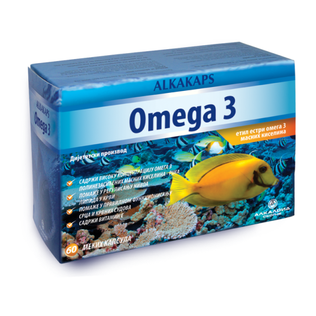 ALKAKAPS OMEGA 3 KAPSULE A60