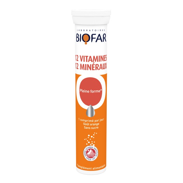 BIOFAR 12 VITAMINA + 12 MINERALA  20 ŠUMEĆIH TABLETA