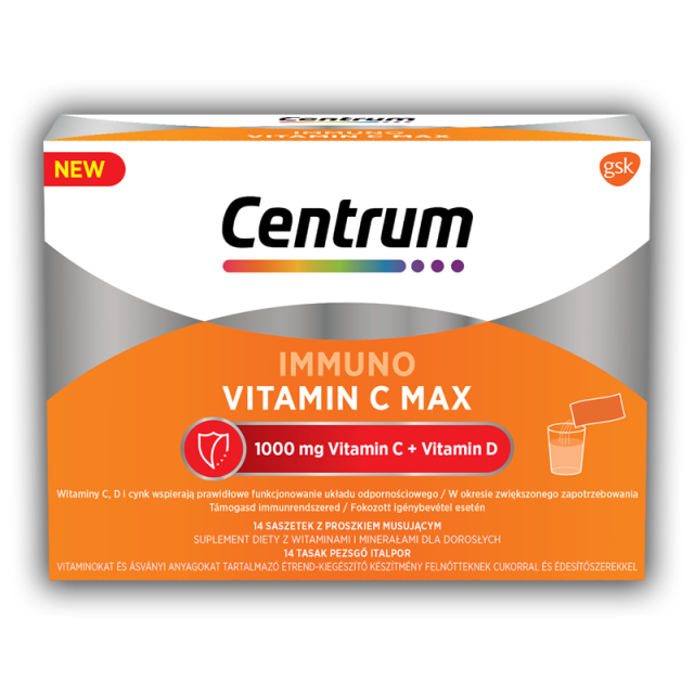 CENTRUM IMMUNO VITAMIN C MAX KESICE A14 (1+1 GRATIS)