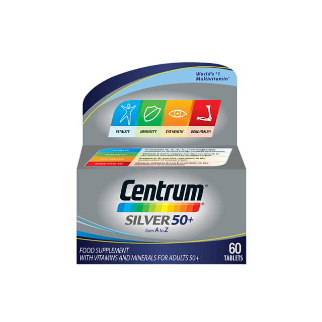 CENTRUM SILVER LUTEIN TABLETE A60