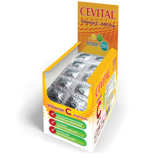 CEVITAL VITAMIN C TBL 10X500MG