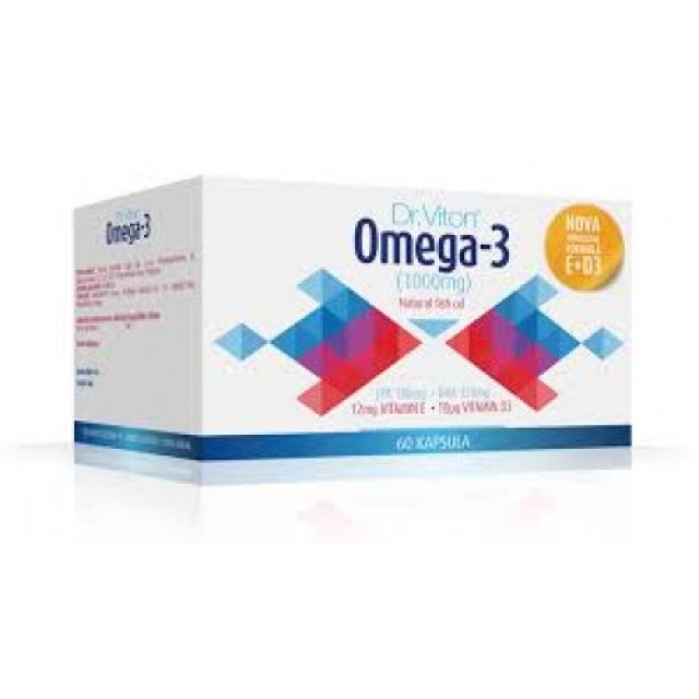 DR. VITON OMEGA-3 + VITAMIN E I VITAMIN D3 KAPSULE A60