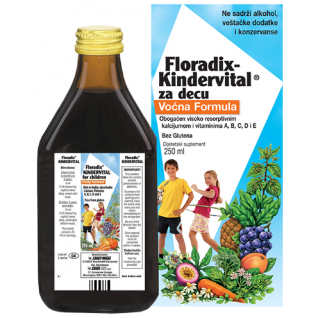 FLORADIX KINDERVITAL 250ML