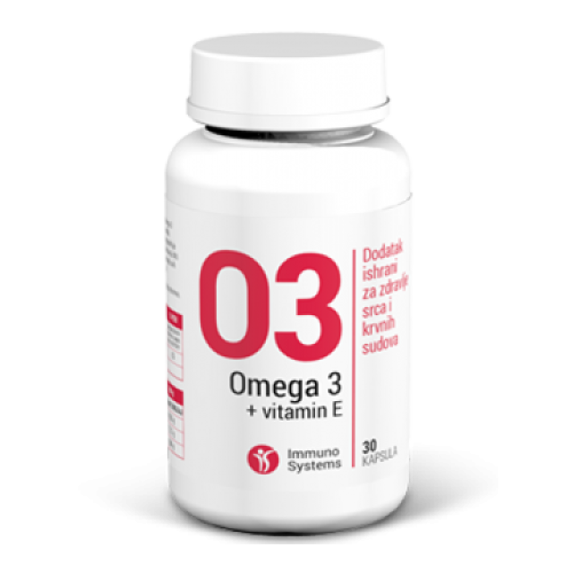 IMMUNO SYSTEMS OMEGA-3 + VITAMIN E KAPSULE A30 2+1 GRATIS