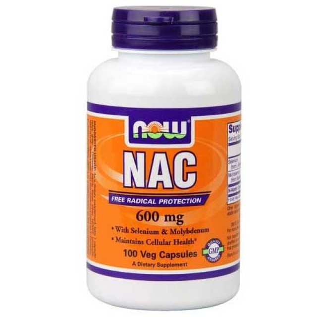 NOW NAC KAPSULE 600MG A100