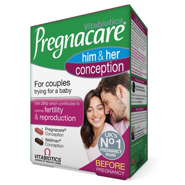 PREGNACARE HIM&HER CONCEPTION TABLETE A60