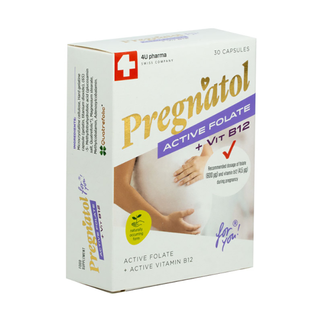 PREGNATOL ACTIVE FOLATE + VIT B12 KAPSULE A30