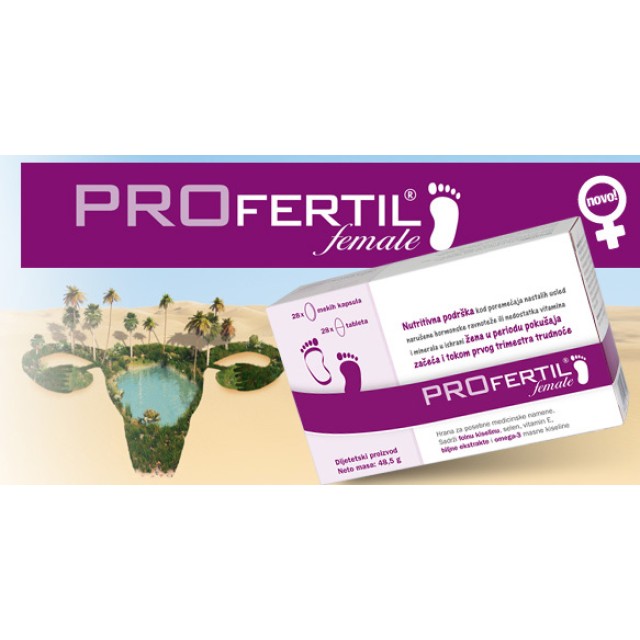 PROFERTIL FEMALE KAPSULE A28 + TABLETE A28