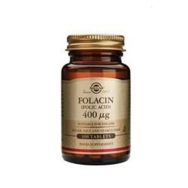 SOLGAR FOLACIN TABLETE A100 400MCG