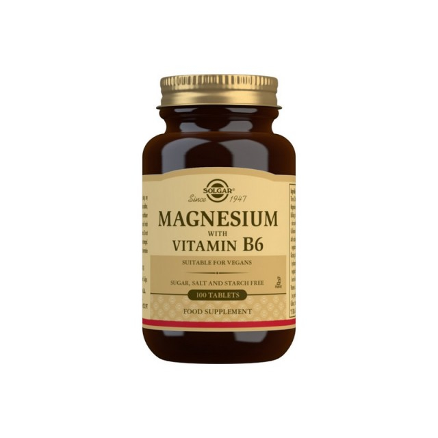 SOLGAR MAGNEZIJUM SA VITAMINOM B6 A100