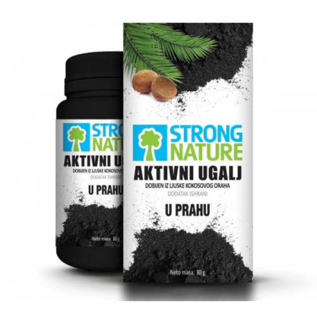 STRONG NATURE AKTIVNI UGALJ U PRAHU 30G