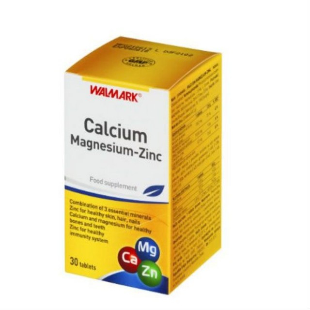 WALMARK CALCIUM-MAGNESIUM-ZINC tablete