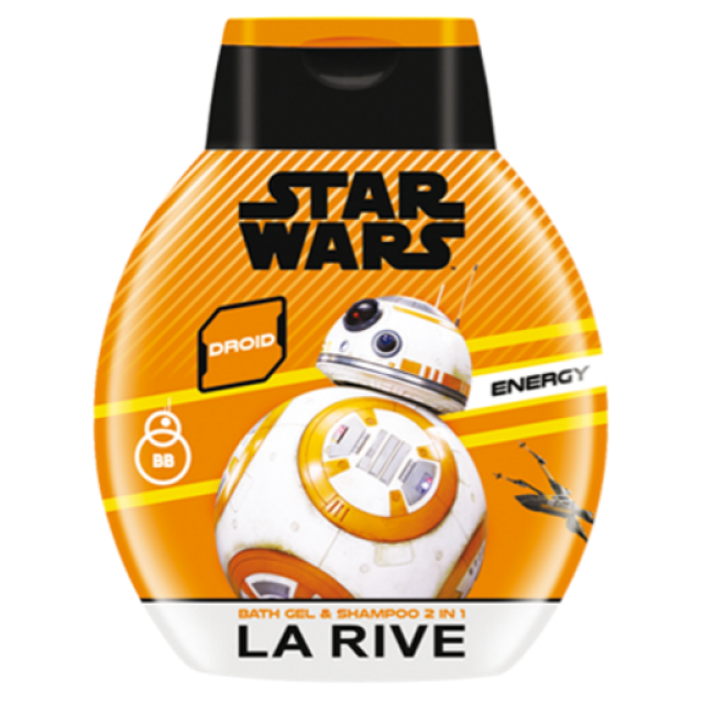 LA RIVE STAR WARS DROID BB8 ŠAMPON + GEL ZA TUŠIRANJE 250ML