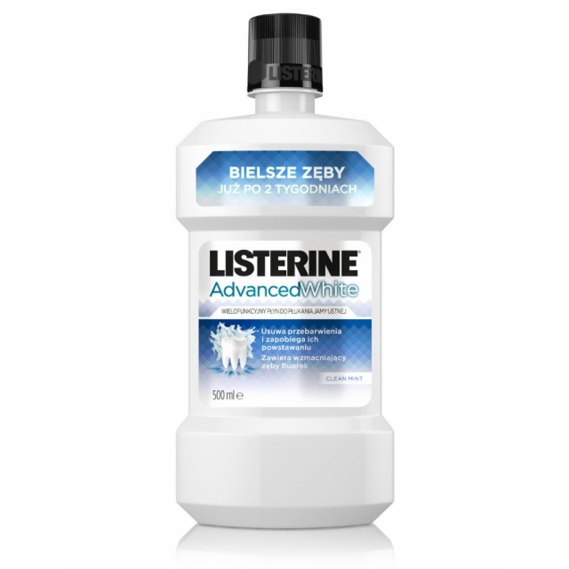 LISTERINE ADVANCED WHITE RASTVOR 500ML