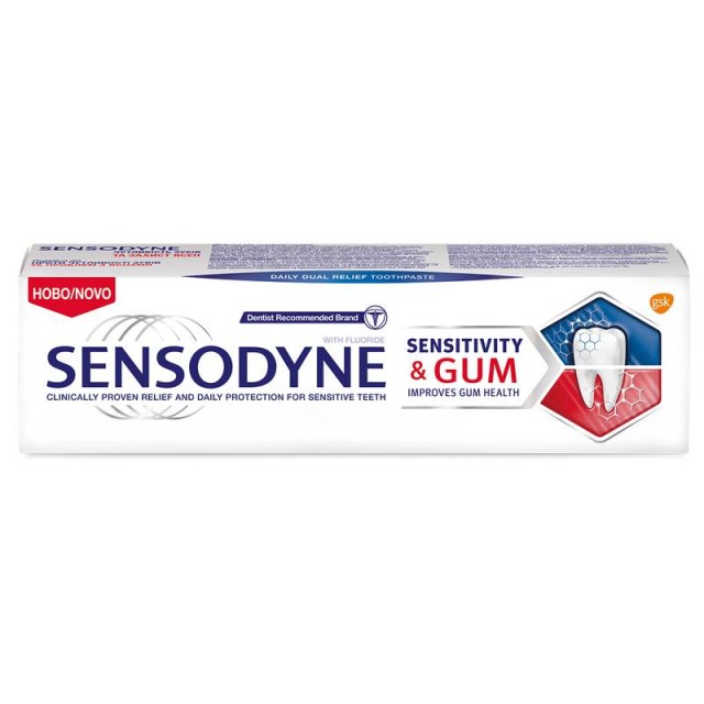 SENSODYNE PASTA SENSITIVE & GUM 75ML