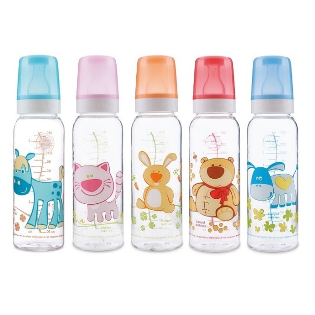 CANPOL BABY FLAŠICA HAPPY ANIMALS 250ML