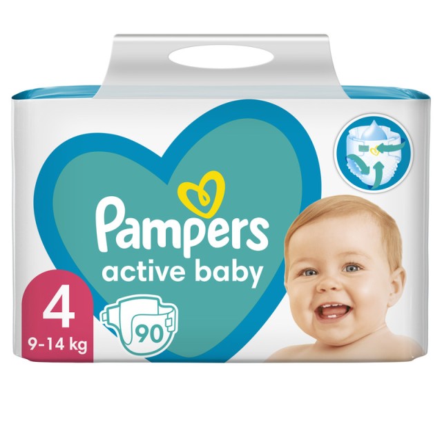 PAMPERS PELENE ACTIVE BABY 4 (90 KOMADA)