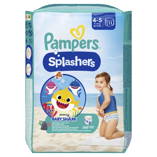 PAMPERS SPLASHERS 3-4 (12 KOMADA)