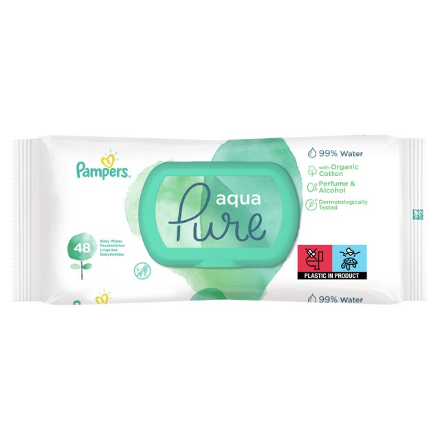 PAMPERS VLAŽNE MARAMICE AQUA PURE (48 KOMADA)