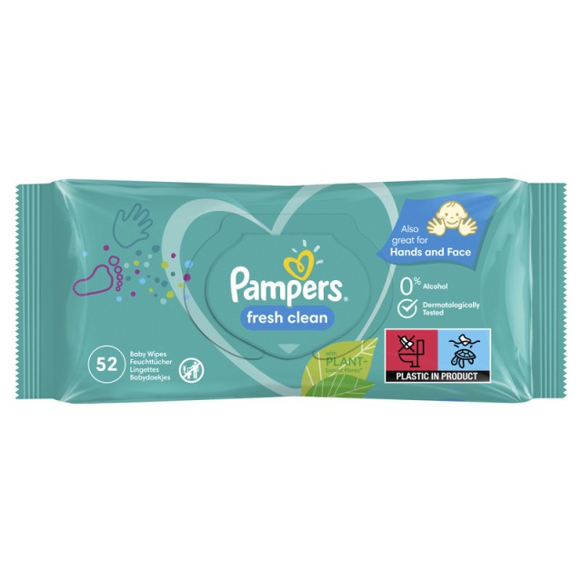 PAMPERS VLAŽNE MARAMICE FRESH CLEAN (52 KOMADA)