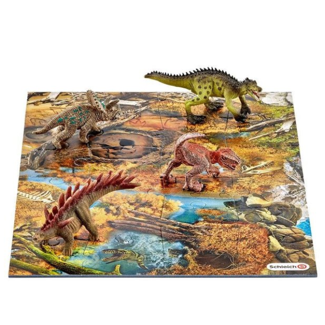 DINOSAURUSI NA PUZZLE PODLOZI