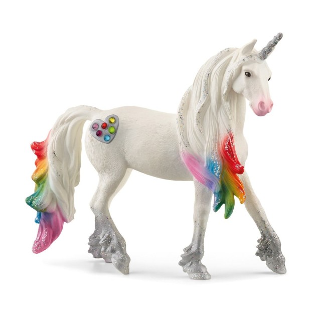 SCHLEICH JEDNOROG LOVE RAINBOW PASTUV 70725