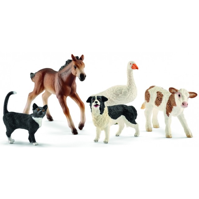 SCHLEICH SET NEKOLIKO ŽIVOTINJA SA FARME 42386