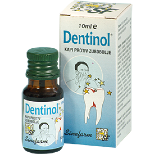 DENTINOL KAPI PROTIV ZUBOBOLJE 10ML