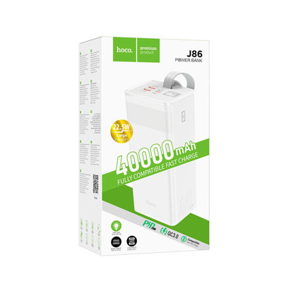 PowerBank HOCO J86 Powermaster 22.5W fully compatible (40000mAh) bela