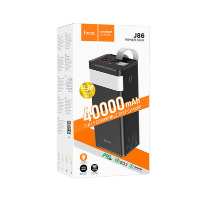 PowerBank HOCO J86 Powermaster 22.5W fully compatible (40000mAh) crna