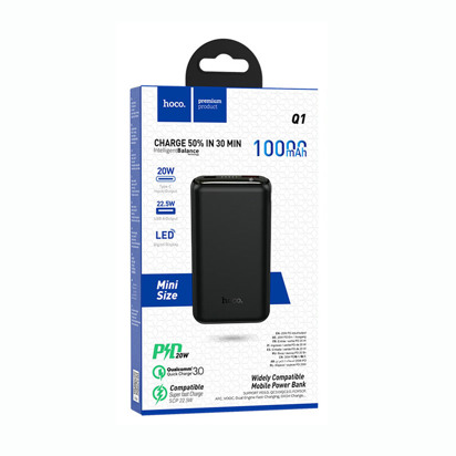 PowerBank HOCO Q1 Kraft (10000mAh) crni