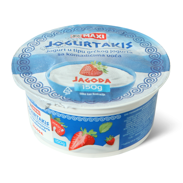 Grcki jogurt jagoda Maxi 150g