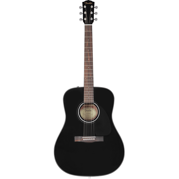 Fender CD60 DREAD V3 DS BLK WN Akustična drednaught gitara Boja: Crna