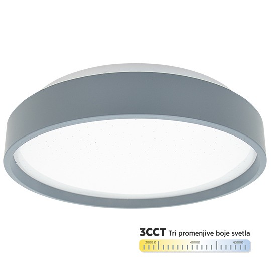 M205540-S SIVA 15W fi260mm LED SMD CCT 3000~6500K plafonjera Mitea Lighting