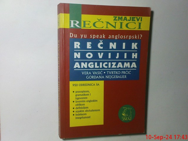 RECNIK NOVIJIH ANGLICIZAMA   - GRUPA AUTORA